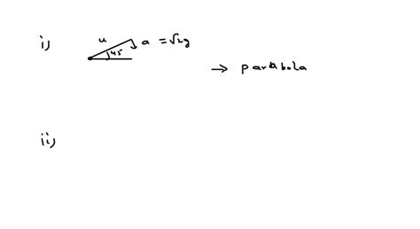 SOLVED A Projectile Is Projected Upwards From Level Ground For Maximum Range Unfortunately In