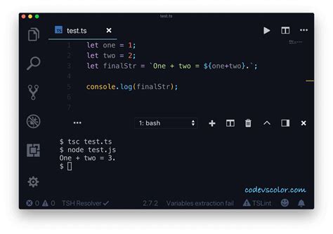Typescript Template String Examples Codevscolor