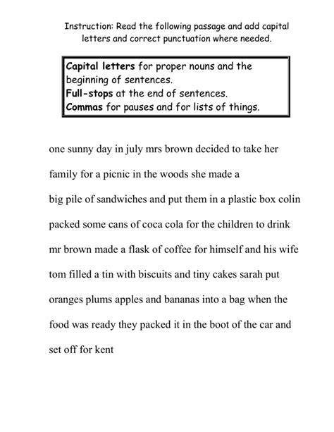 Capital Letters For Proper Nouns