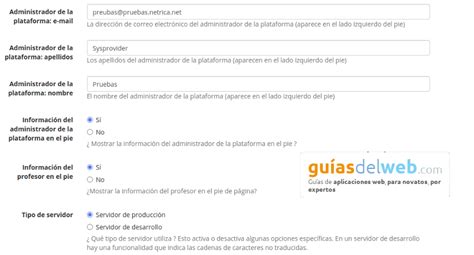 Gu As Chamilo C Mo Definir Los Par Metros De Configuraci N