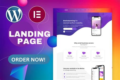 Design Wordpress Landing Page Elementor Or Elementor Pro Landing Page By Freelancesajal Fiverr