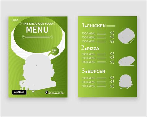 Vector Menu Template For Restaurant And Cafe 37341243 Vector Art At