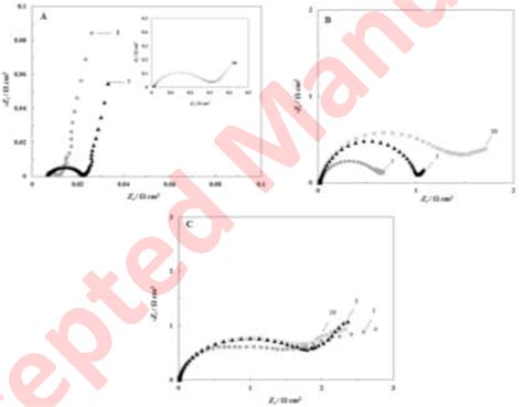 Nyquist Plots Registered At Ocp Conditions In Ringer Solution During 10