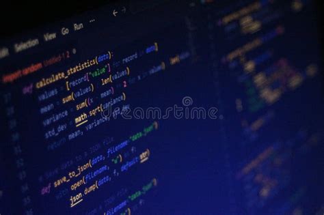 Computer Code Programming Language Coding Close High Resolution Photo