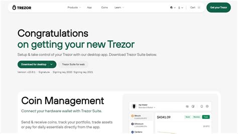 Tŕezor io Start Starting Up Your Device Trézor