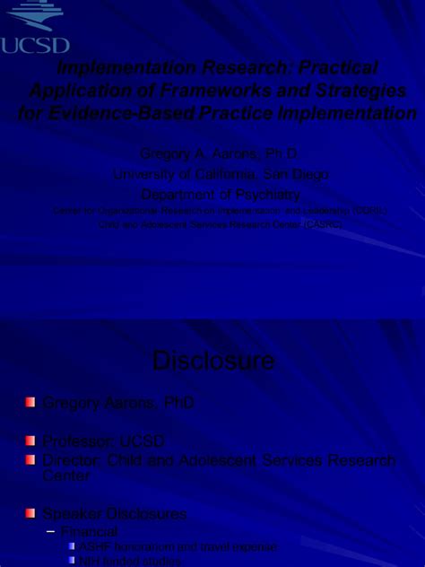 Ebp Implementation Framework And Strategies Attention First Pdf Leadership Policy