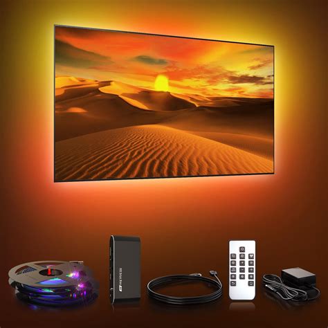 Amazon Com PWAYTEK Colorful TV LED Backlight With HDMI K Hz Sync Box For Inch Tvs
