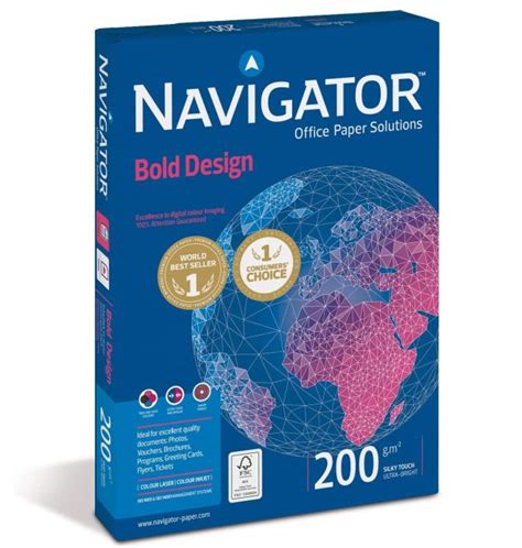 Navigator A4 Paper 200gsm Ultra-bright Pack of 150 sheets | Paper Cards ...