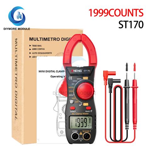 ANENG ST170 Digital Clamp Meter DC AC Current Multimeter Ammeter