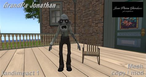 Second Life Marketplace Grandpa Jonathan Mesh