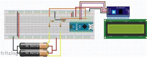 LiPo Powered Arduino Volt Meter Black Falcon Electronics
