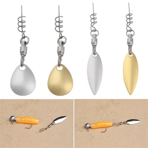 Vibration Sequin Fishing Attractor Spinner Metal Willowmetal Vib Lure