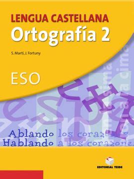 Libro Lengua Castellana Ortografía 2 Eso Cuaderno y Solucionario