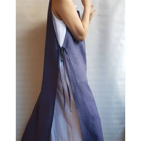 Linen Pinafore Apronlinen Apronlinen Pinaforeapron Etsy In 2023