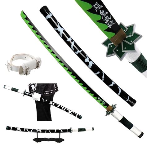 Elervino Bamboo Demon Slayer Sword With Belt Holder India Ubuy