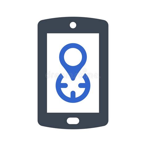 Mobile Location Tracking Icon Stock Vector Illustration Of Vector Navigation 331822533