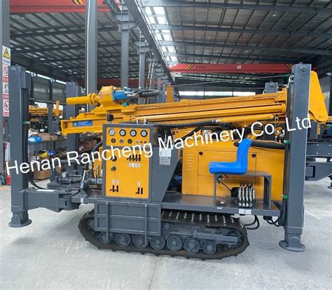 Best Price Crawler Mounted Drilling Rig 200m Diesel Engine Water Well