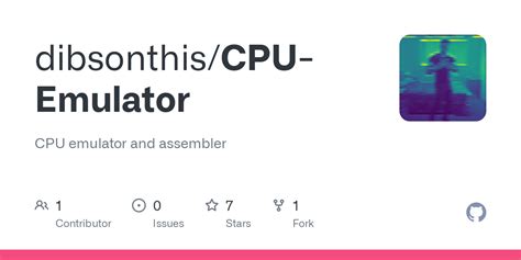 Github Dibsonthiscpu Emulator Cpu Emulator And Assembler
