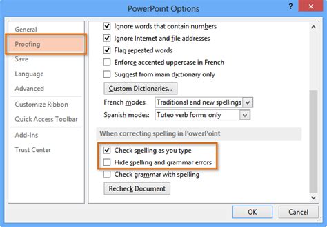 Powerpoint 2013 Checking Spelling And Grammar