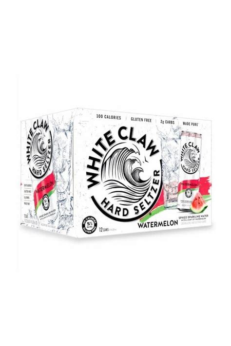 White Claw Hard Seltzer Watermelon 12pk Goody Liquor