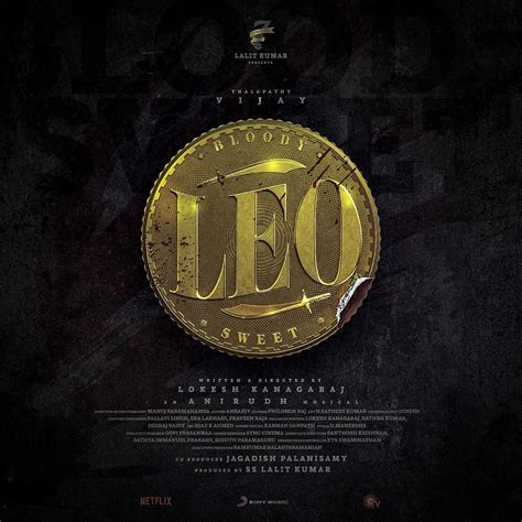 Leo Movie 2023 Cast Release Date Story Budget Collection Poster