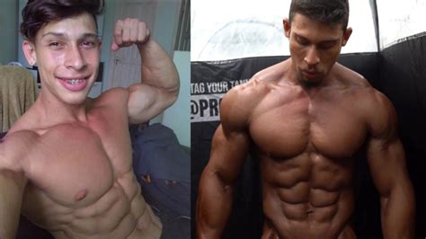 antes e depois evolucao do shape do Ramon Dino Shape Lendário