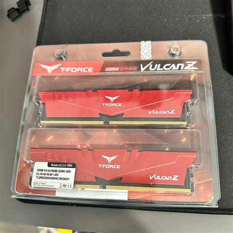 TEAMGROUP T Force Vulcan Z DDR GB Kit X GB MHz Red TLZRD G HC CDC Jawa