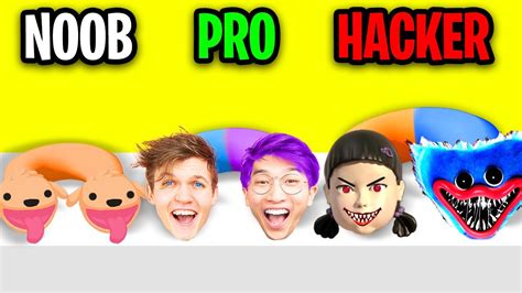 NOOB Vs PRO Vs HACKER In PHOGS ALL LEVELS YouTube