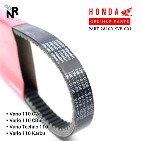 Vanbelt Vario 110 Karbu V Belt Honda Vario 110 CW Vario 110 CBS Lama