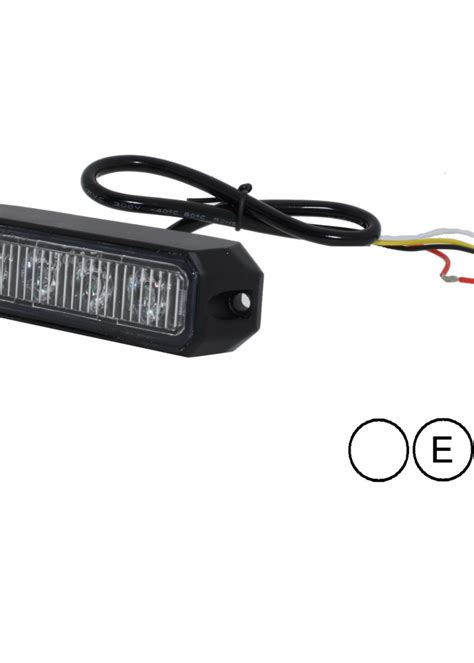 Flitser Compact 4 Led Compact Multivoltage 12 Watt Fleetled