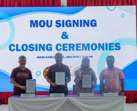Upd Msu Tawi Tawi Sign Mou University Of The Philippines Diliman