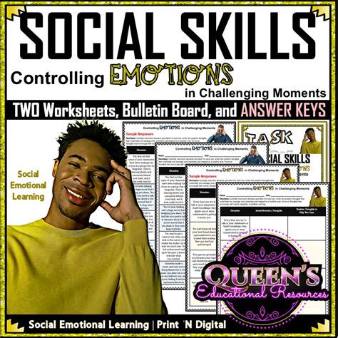 Emotional Regulation Activity Scenarios And Coping Strategies