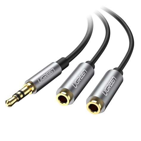 Ugreen 3 5mm M To 2 F Headphone Audio Splitter Cable B