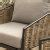 Stylish Marzano Garden Lounge Set With Weave Structure