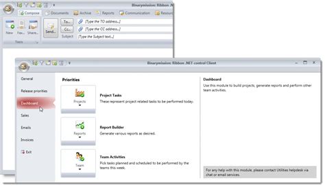 office ribbon styled backstage tab control control for wpf