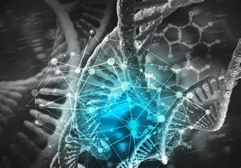 DNA Molecules Background Stock Illustration Illustration Of Nature