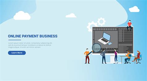 웹 사이트 디자인 방문 페이지 Ui 3d 모델링 객체 개발 소프트웨어 팀이 현대적인 스타일로 큰 화면 모니터에서 함께 작업 벡터