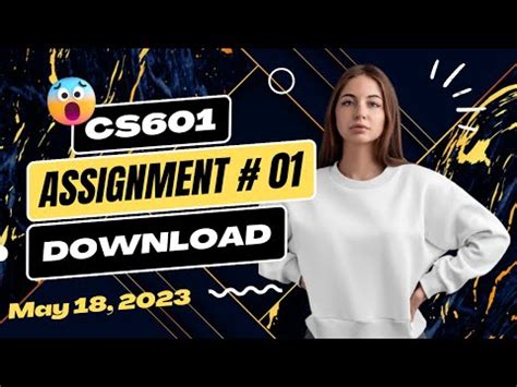 Cs601 Assignment 1 Solution Spring 2023 May 18 2023 YouTube