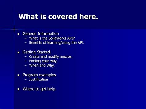PPT SolidWorks API Demystified PowerPoint Presentation Free Download ID 1192520