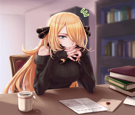 Cynthia Pokemon And More Drawn By Akihorisu Danbooru