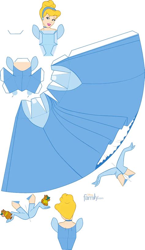 Cinderella Papercraft Printable 0210 Pdf In 2022 Disney Paper Dolls Princess Paper Dolls