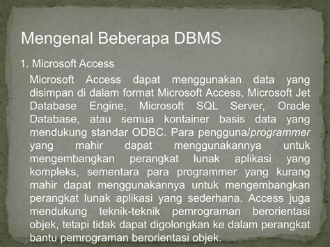 Dbms Database Management System Ppt