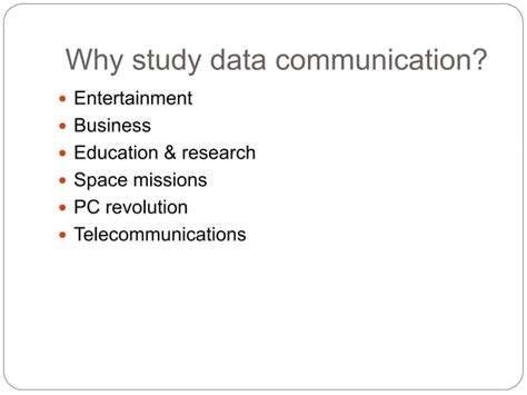 Data Communication Lecture 01 Ppsx