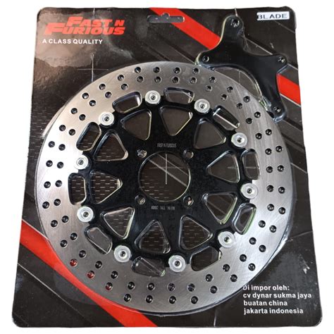 DISC PIRINGAN CAKRAM DEPAN MODEL BULAT LEBAR Mm PLUS BREKET PNP BLADE SUPRA FI REVO LR