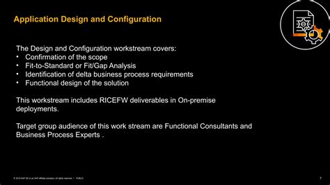 Sap Activate Methodology Workstreamspptx Business Business And Finance