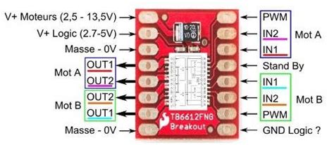 Dual Channel Motor Driver Module Up To 3 2 13VDC TB6612FNG QQ Online Trading