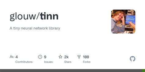 Github Glouw Tinn A Tiny Neural Network Library