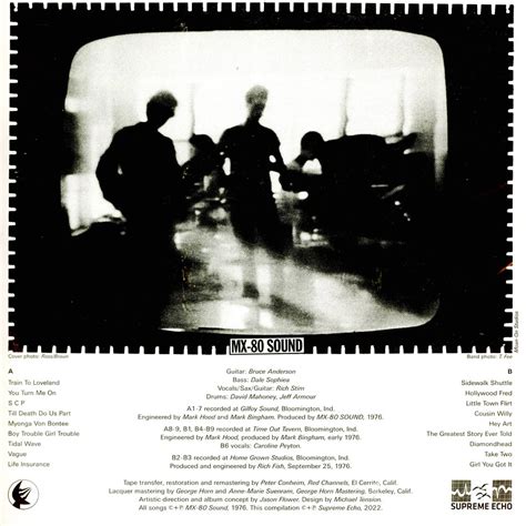 Mx 80 Sound Big Hits And Other Bits Vinyl Lp 2023 Us Original