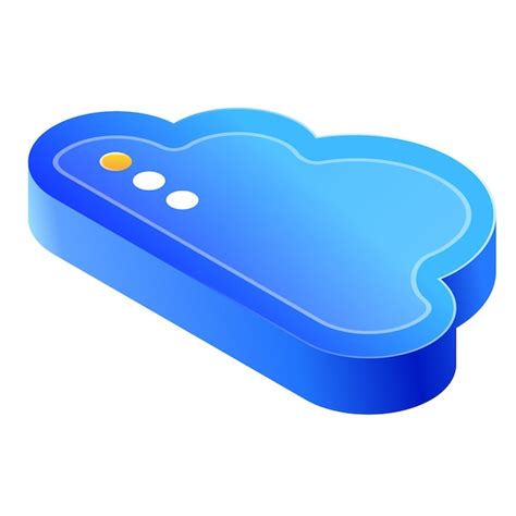 Premium Vector Isometric Cloud Technology Illustration