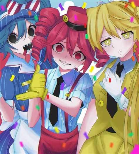 Hatsune Miku Kasane Teto And Akita Neru Vocaloid And 4 More Drawn